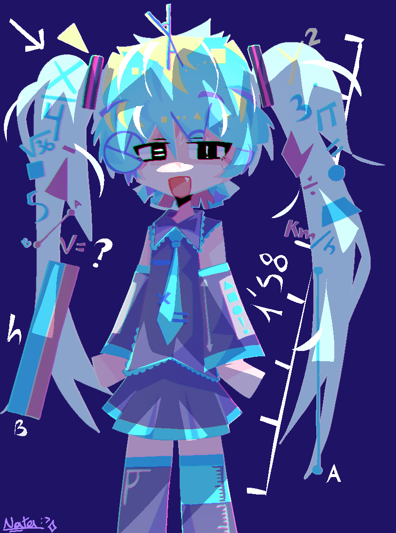 Math+Miku= !!! - ibisPaint