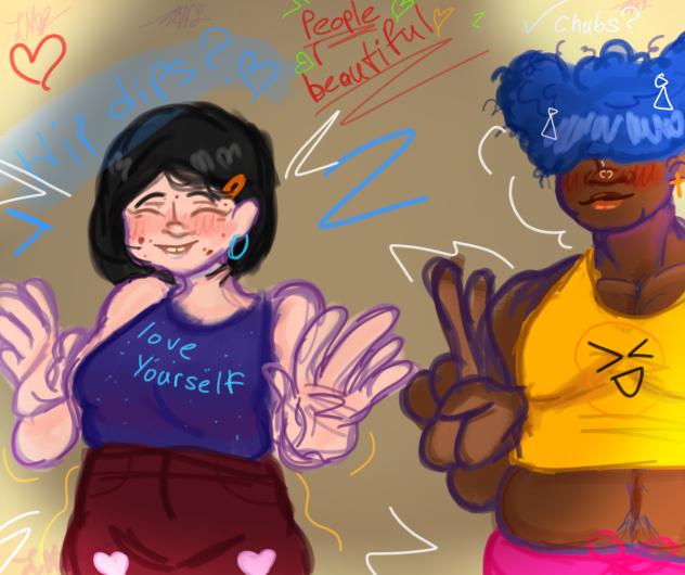 Two beautiful People💛💛 - ibisPaint