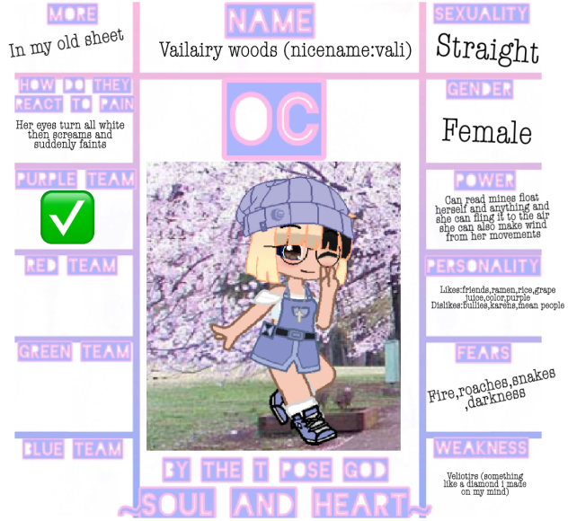 Soul and heart character sheet - ibisPaint