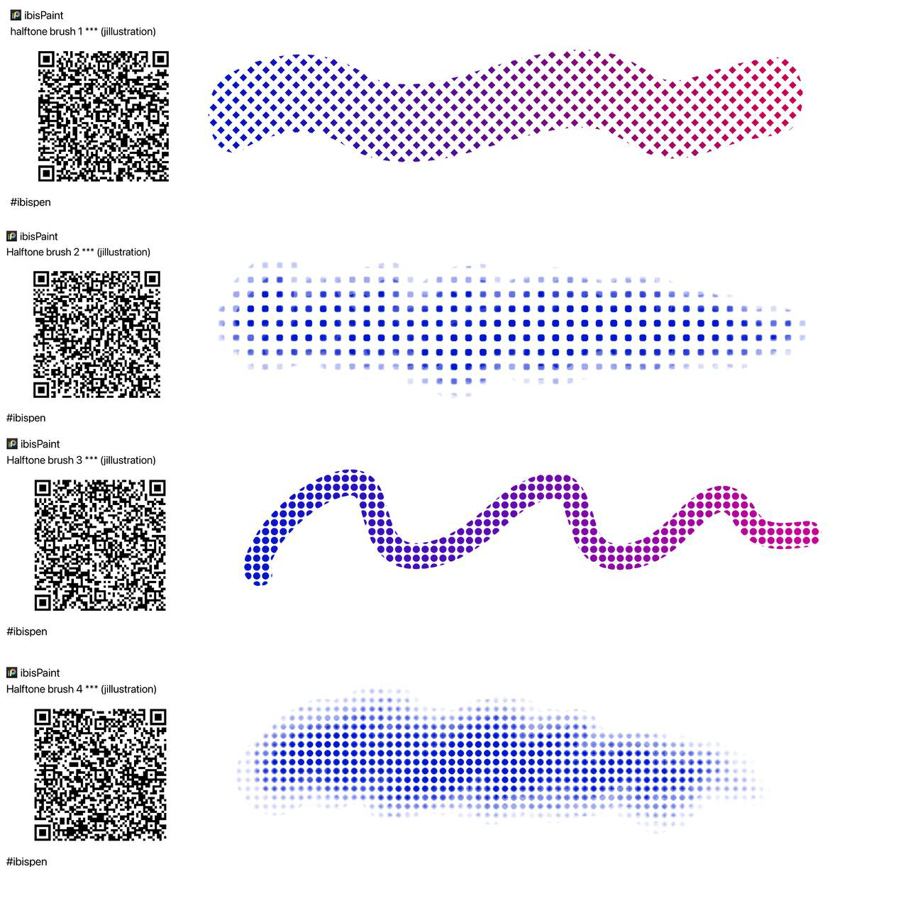 halftone set - ibisPaint