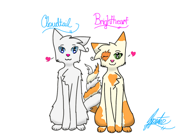 Cloudtail & Brightheart - ibisPaint