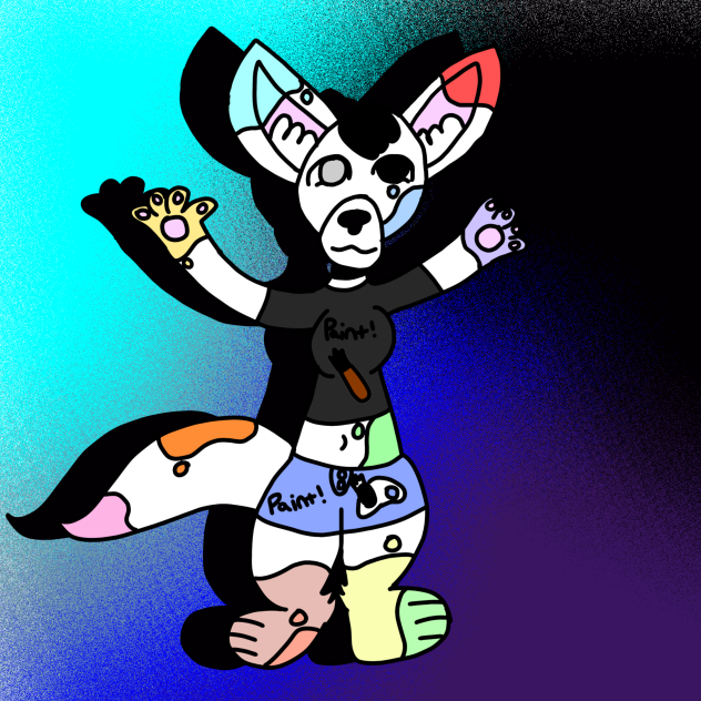 C.J fursona art - ibisPaint