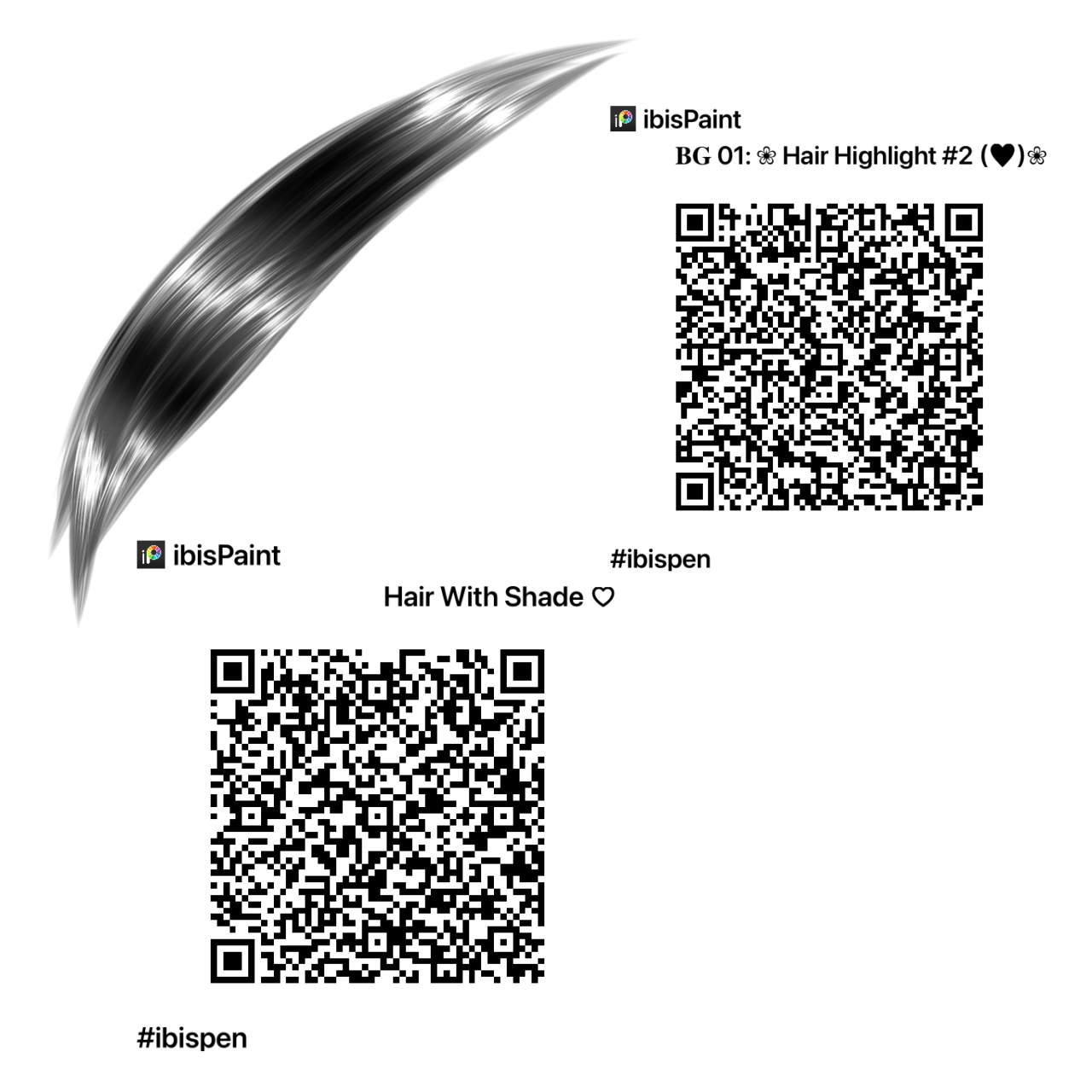 Hair shading codes! - ibisPaint