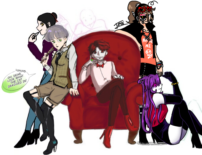 Mafia Pose Collab - ibisPaint