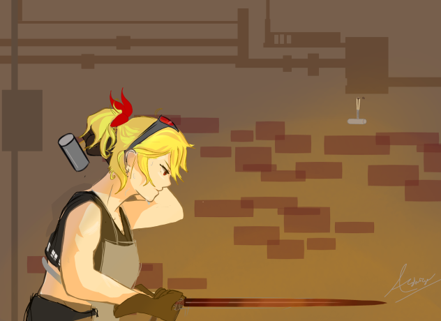 the holoheroes blacksmith - ibisPaint