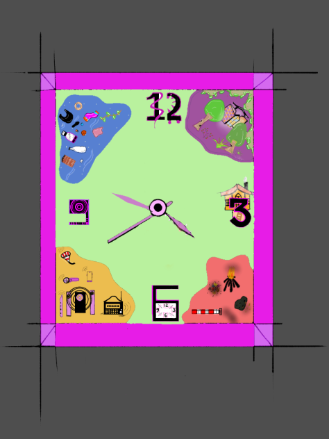 talk about clock pollution - ibisPaint