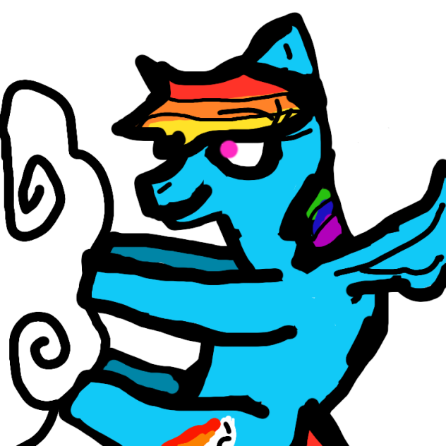 Rainbow Dash Speedpaint (2nd speedpaint) - ibisPaint