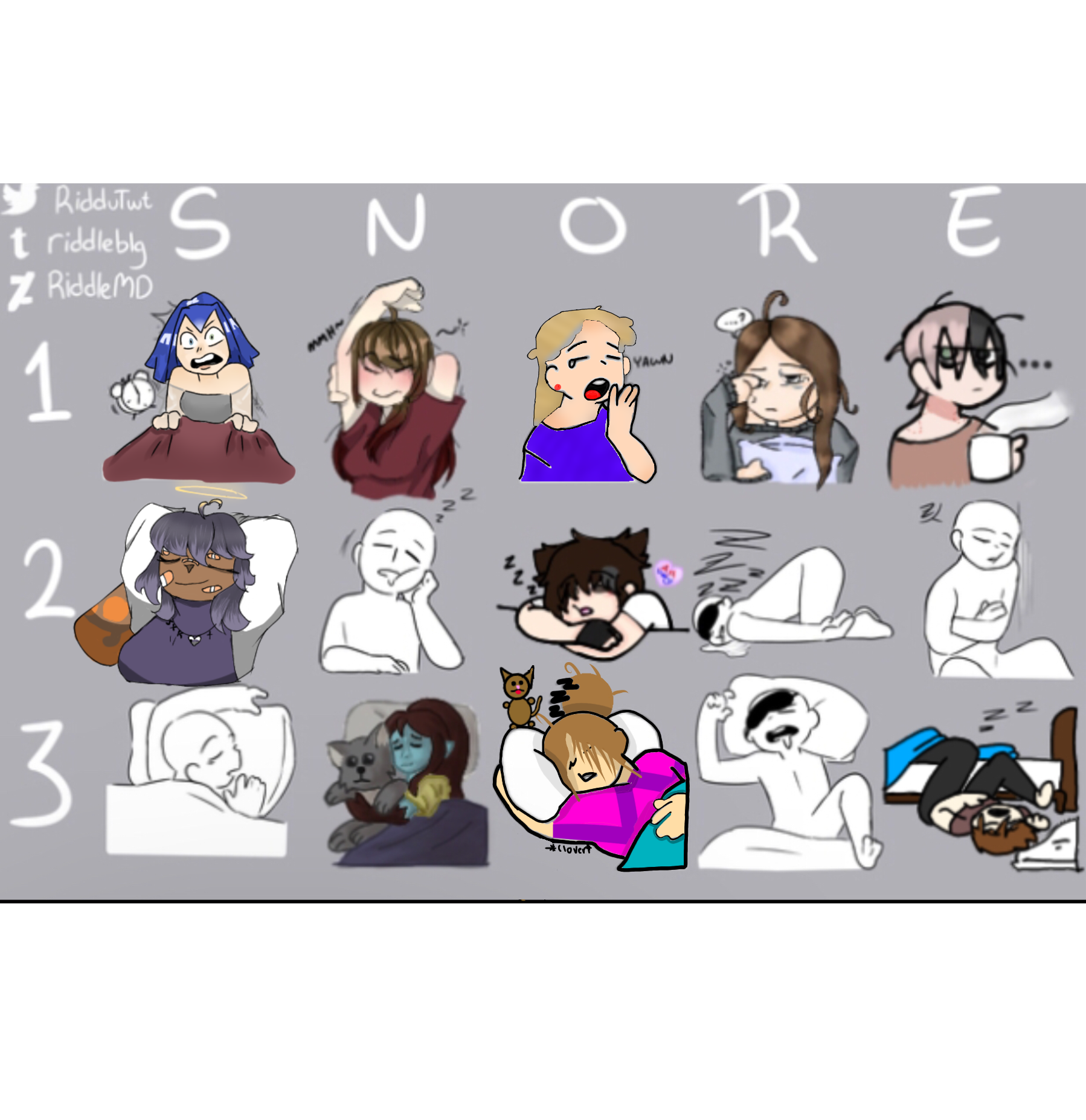 Sleep collab - ibisPaint