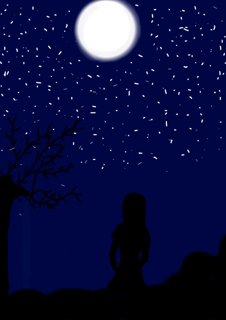 noche estrellada - ibisPaint