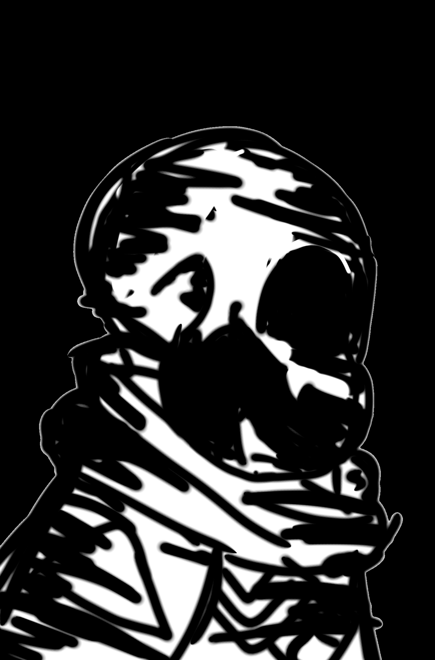 ink scare face - ibisPaint