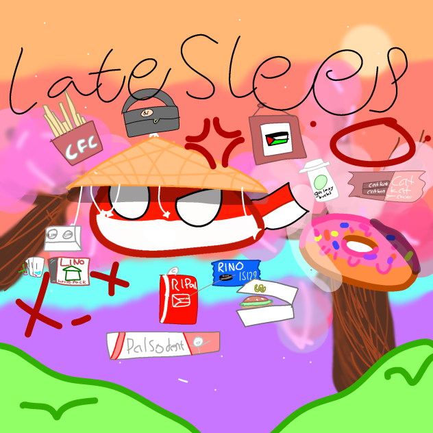 Late Sleep 😴 - ibisPaint