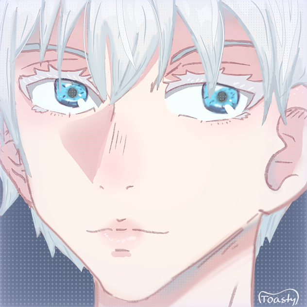 gojo staring into your soul - ibisPaint