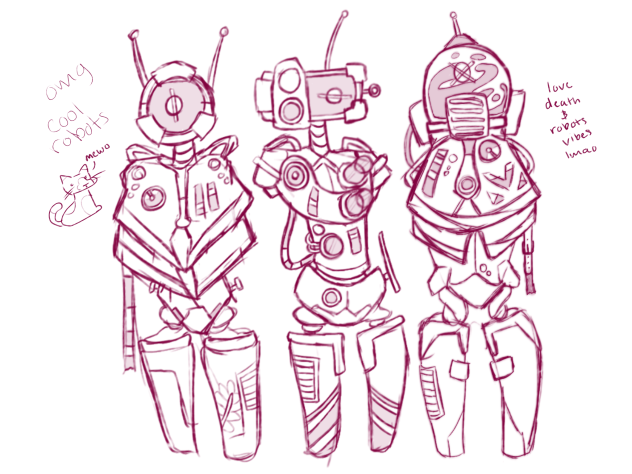 omg robots - ibisPaint
