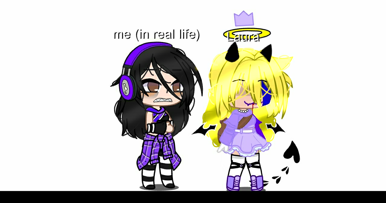 I edited me and Laura - ibisPaint