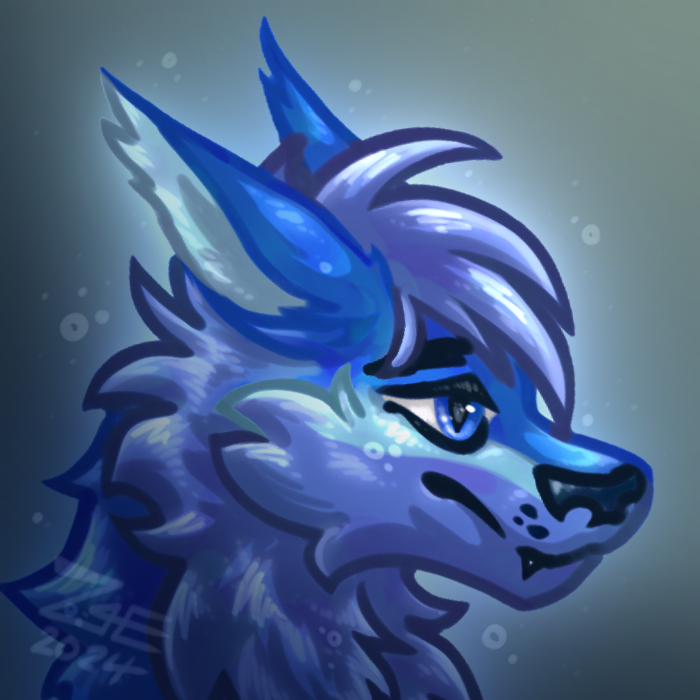 Frostwolf74's fursona - ibisPaint