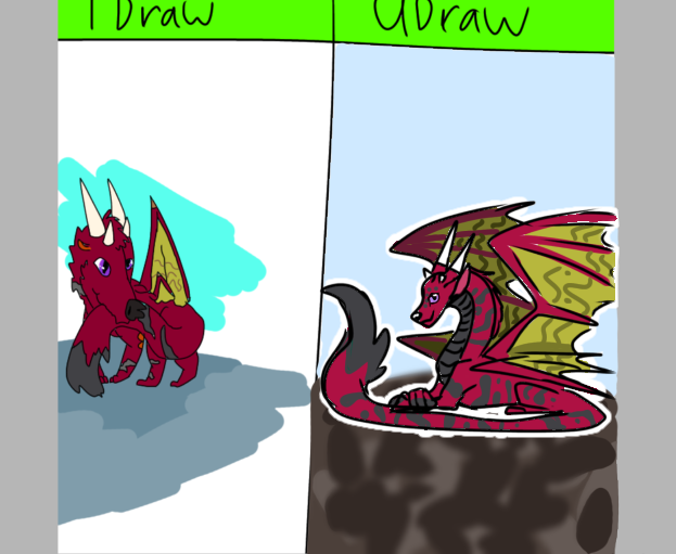 Dragon collab - ibisPaint