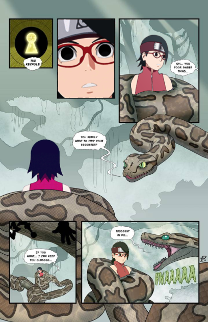 Kaa(2016) and Sarada Uchiha - ibisPaint