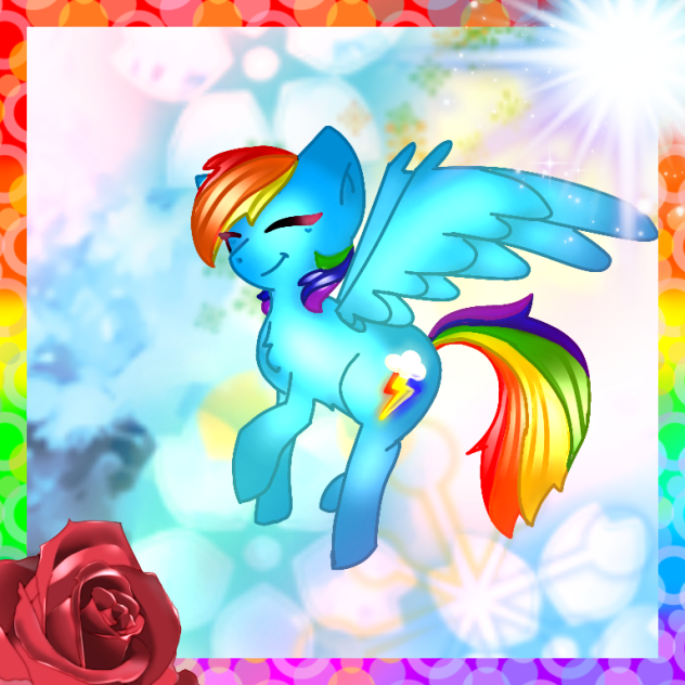 Rainbow Dash from mlp(Redraw) - ibisPaint