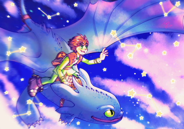 Catching star - ibisPaint