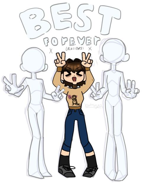 best friend collab - ibisPaint