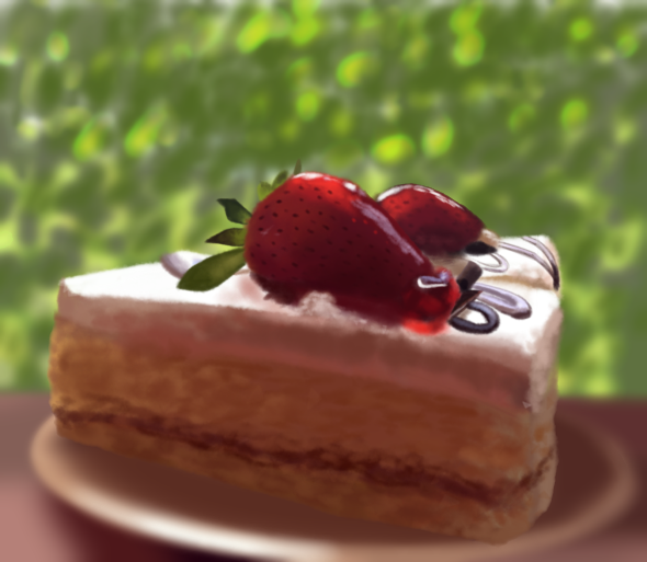 Strawberry Cake 🍓 - ibisPaint