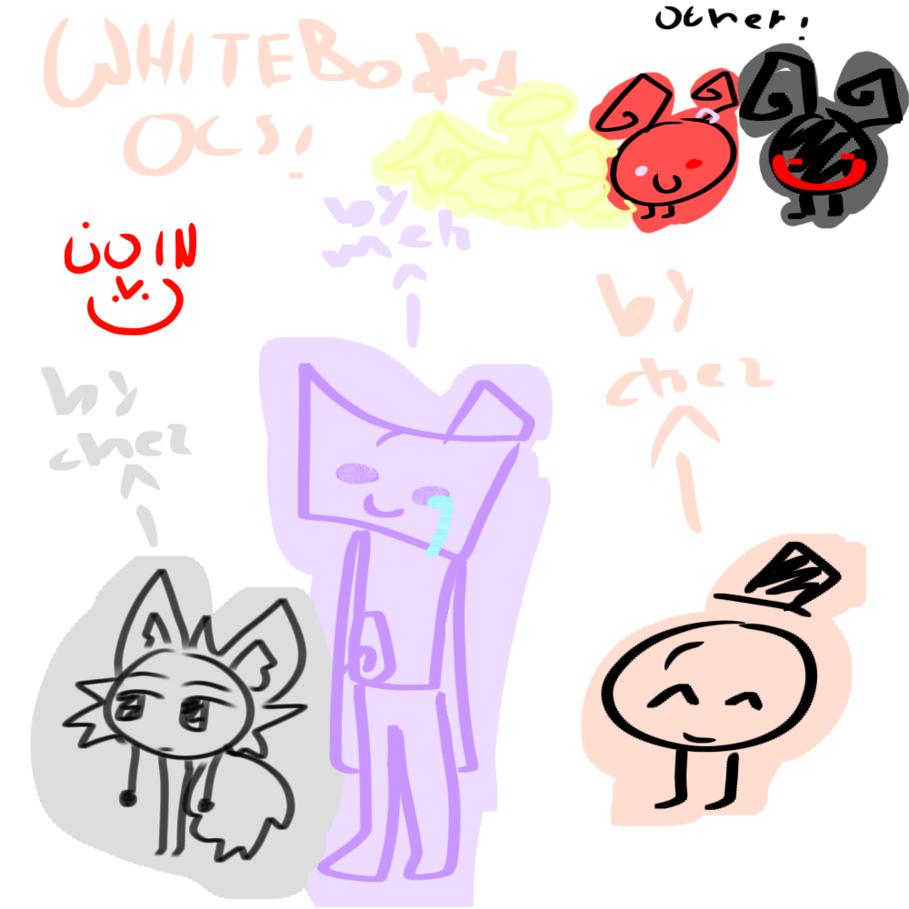 white board ocs with chez frfr - ibisPaint