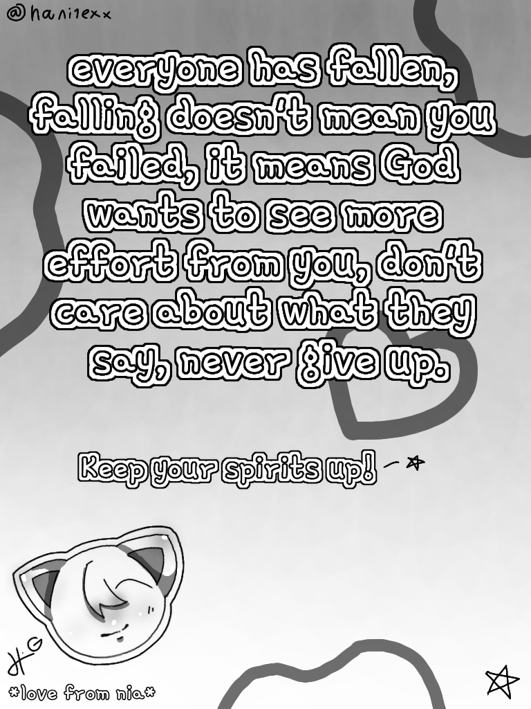 never give up! - ibisPaint