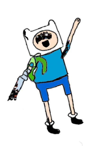 Pibby Glitched New Finn - ibisPaint