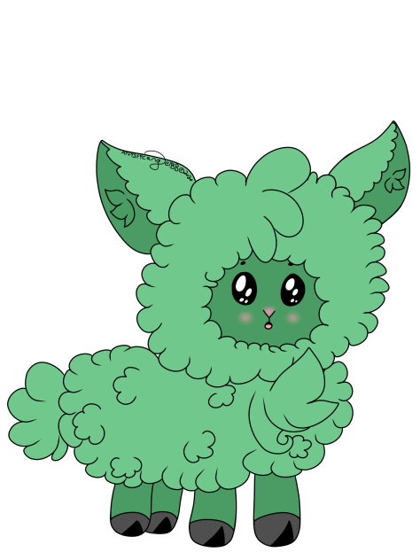 Green Sheep - Speedpaint - ibisPaint