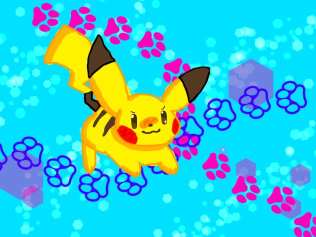 pikachu - ibisPaint