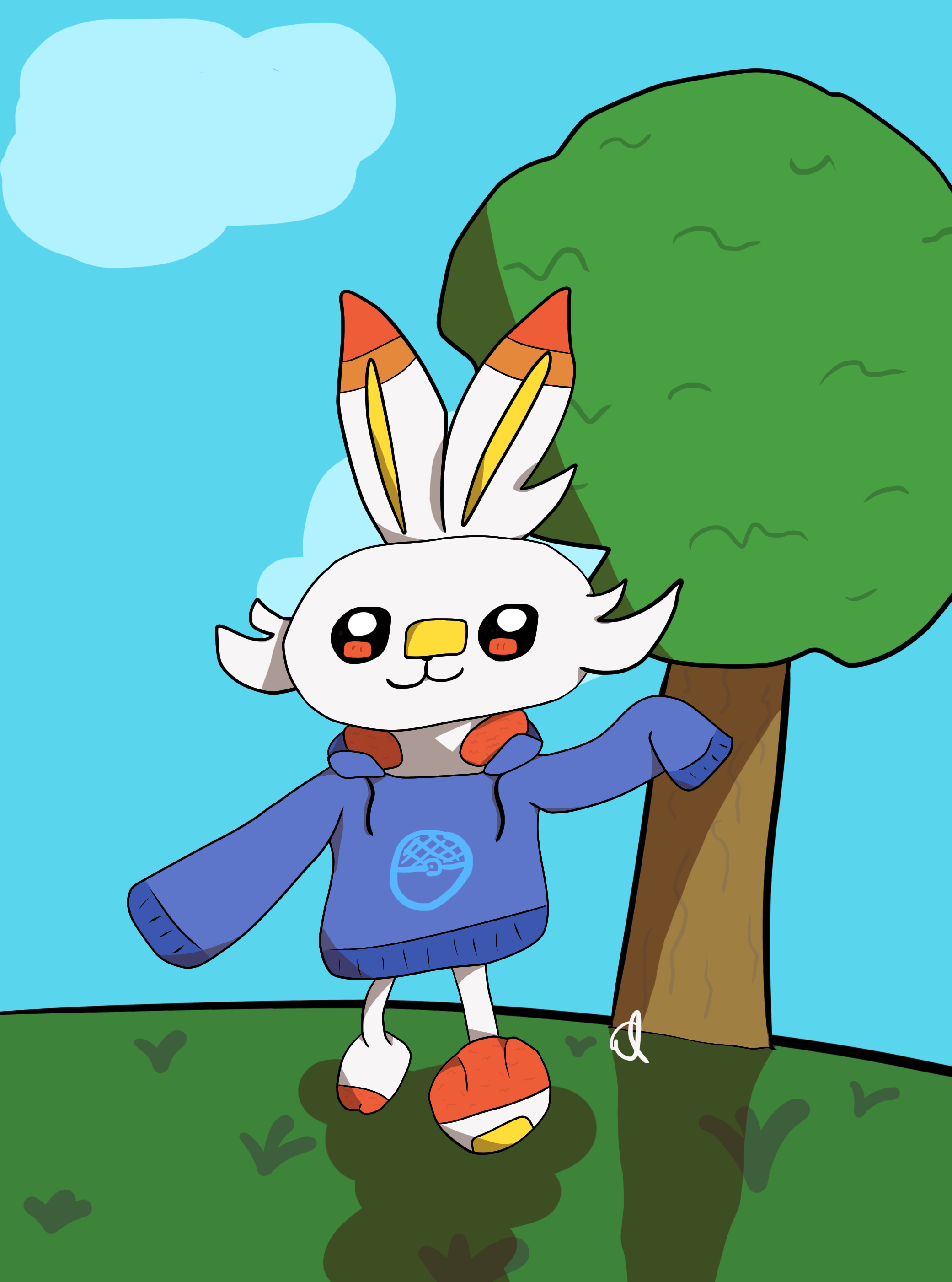 Scorbunny - ibisPaint