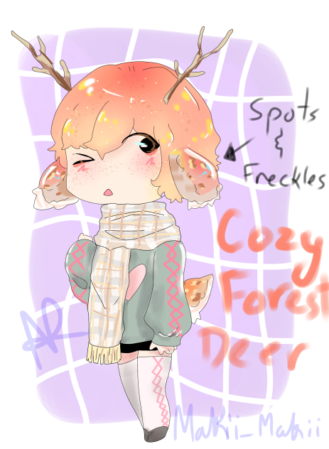 Deer character - ibisPaint