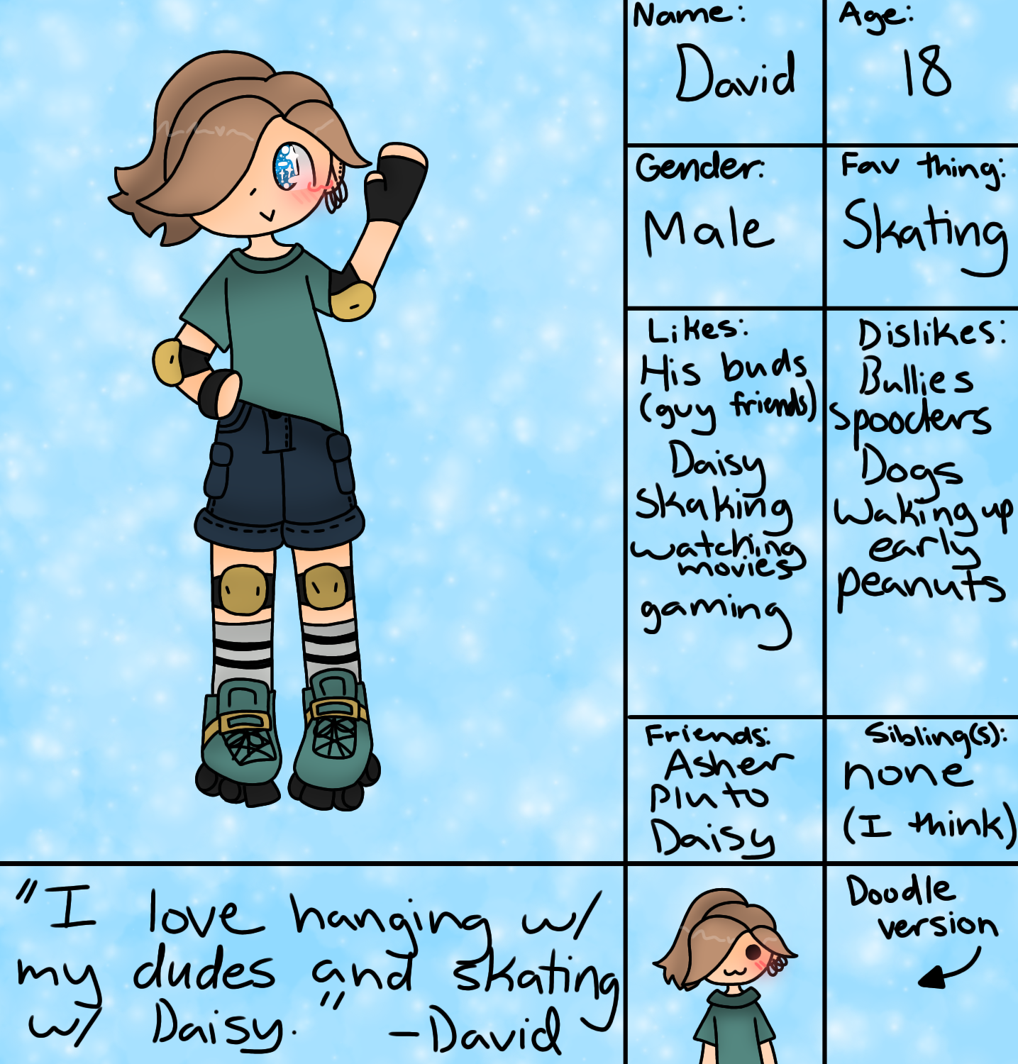 Daisy's guy friend!!! (David) - ibisPaint