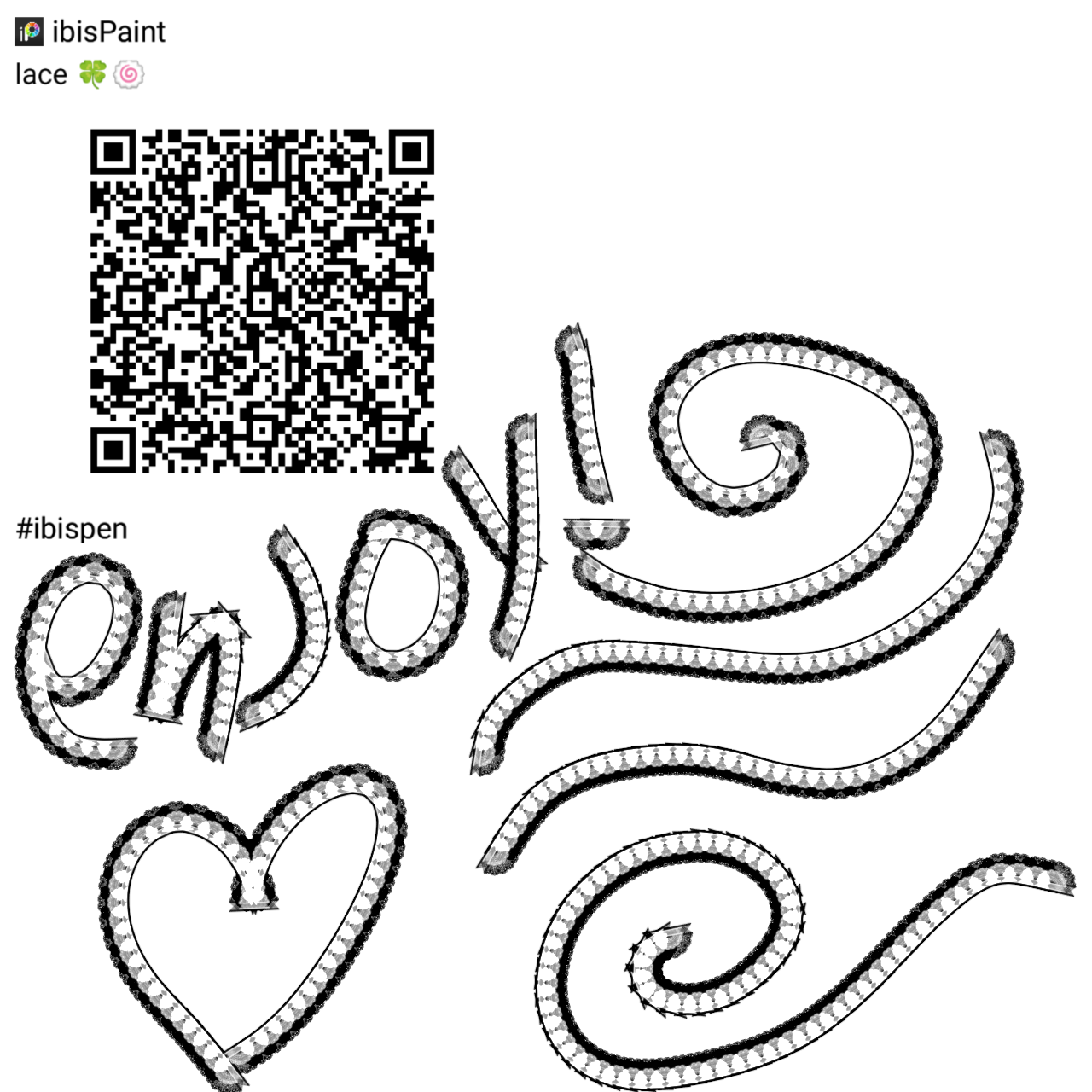 lace brush by me - ibisPaint