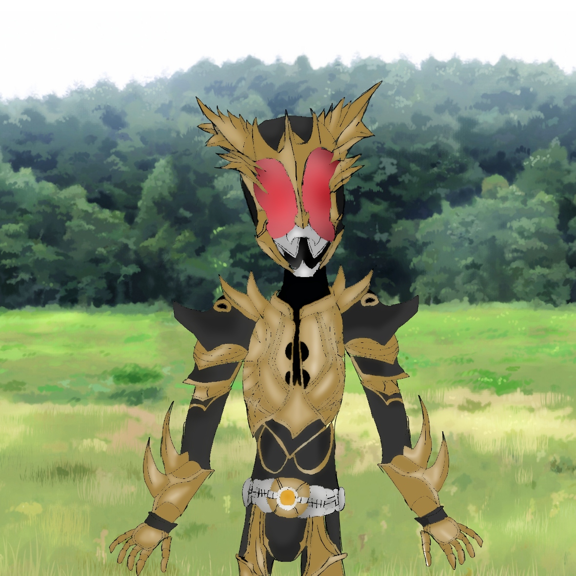 Kamen rider kuuga super rising ultimate - ibisPaint