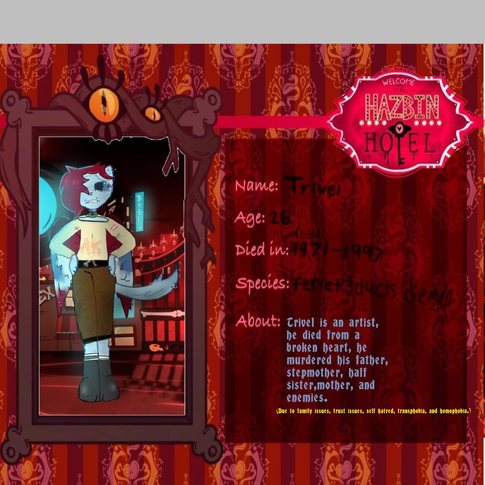 Trivel, my hh oc - ibisPaint