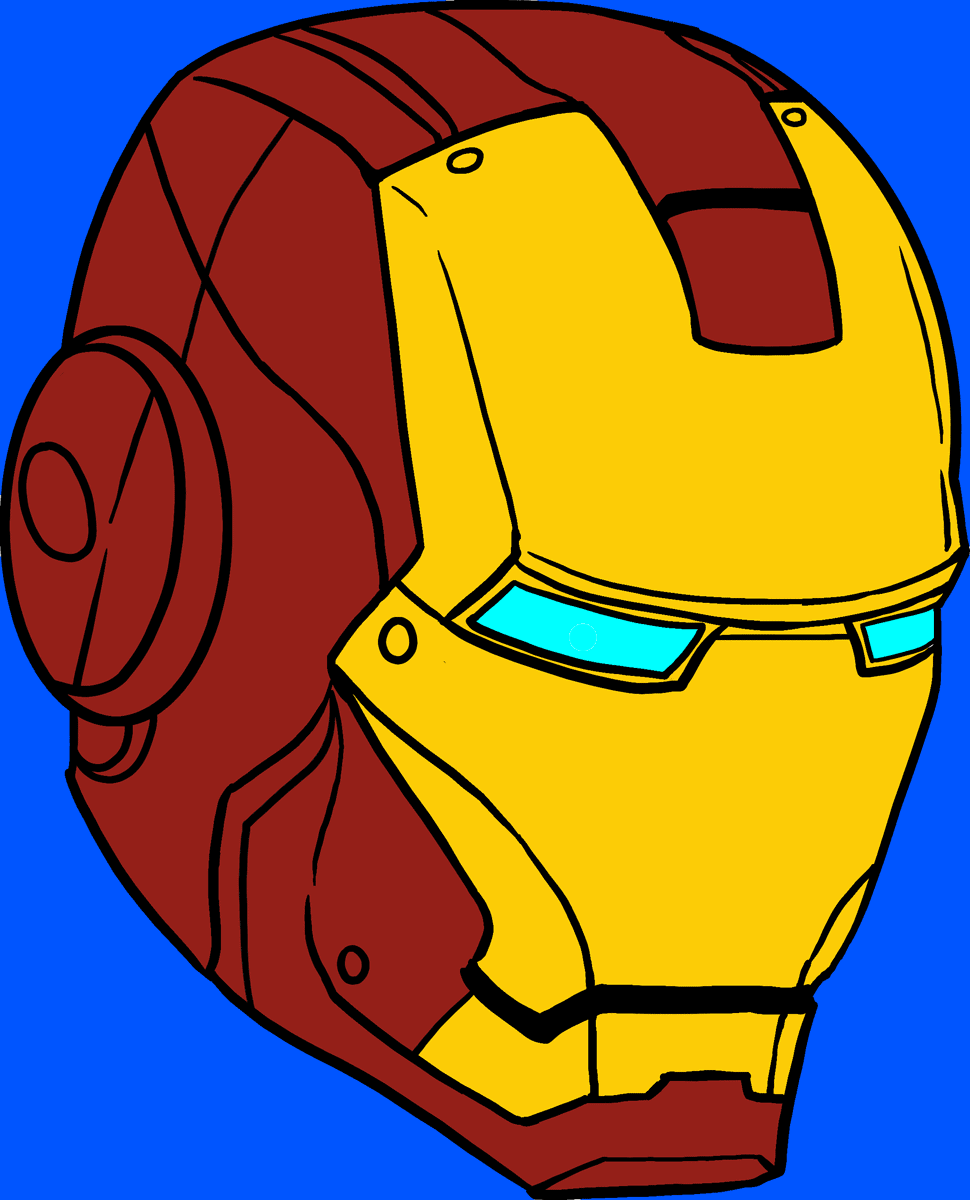 IRON MAN HEAD - ibisPaint