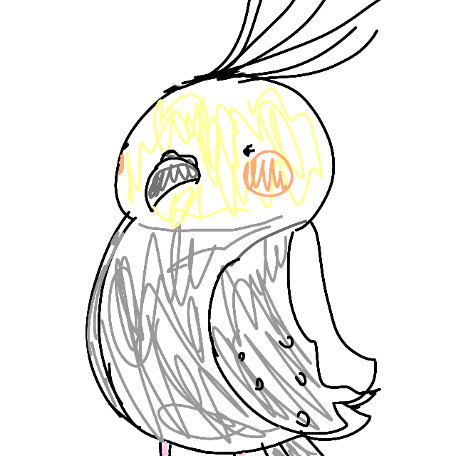 bird scream - ibisPaint