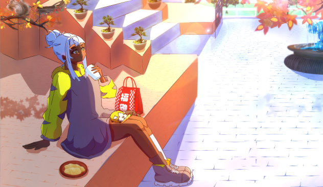 Not quite fall but we'll still chill - ibisPaint