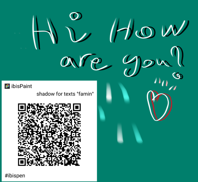 shadow of words - ibisPaint