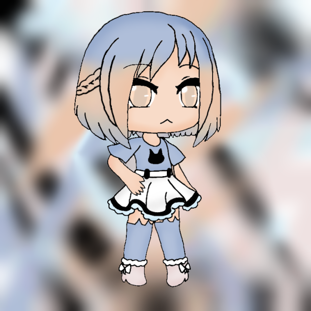 Blue Kitty - ibisPaint