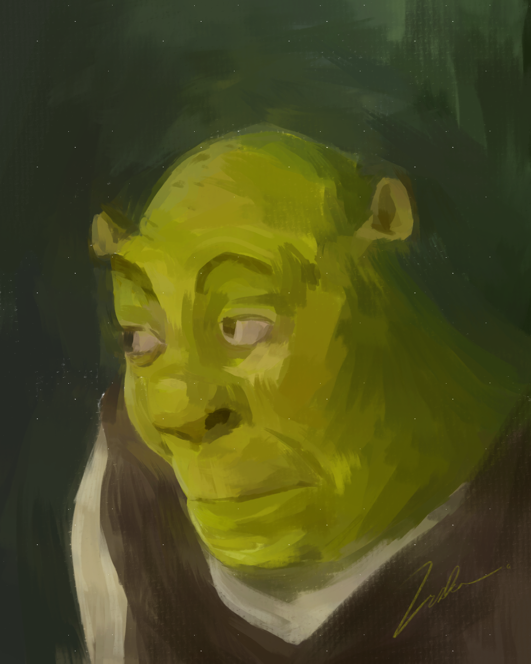 seductive shrek - ibisPaint