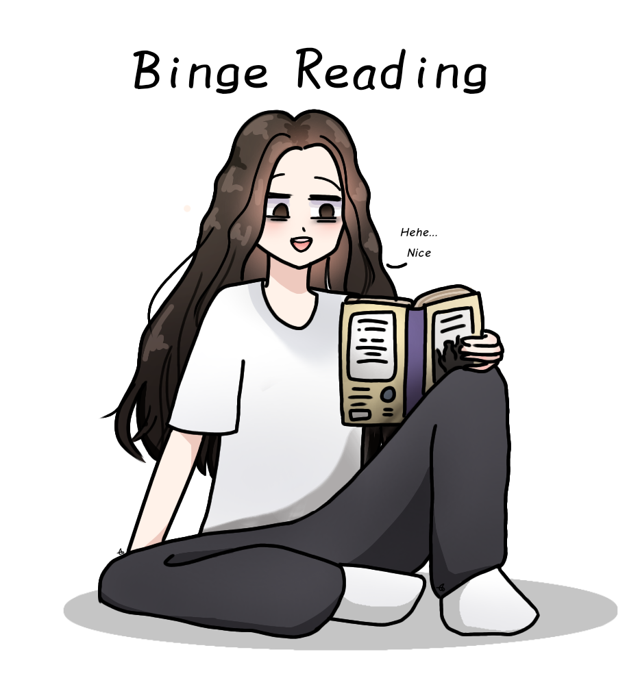 Binge Reading - ibisPaint