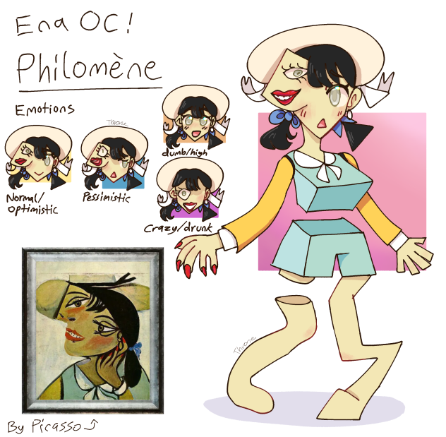 First ENA OC! Welcome Philomène! - ibisPaint