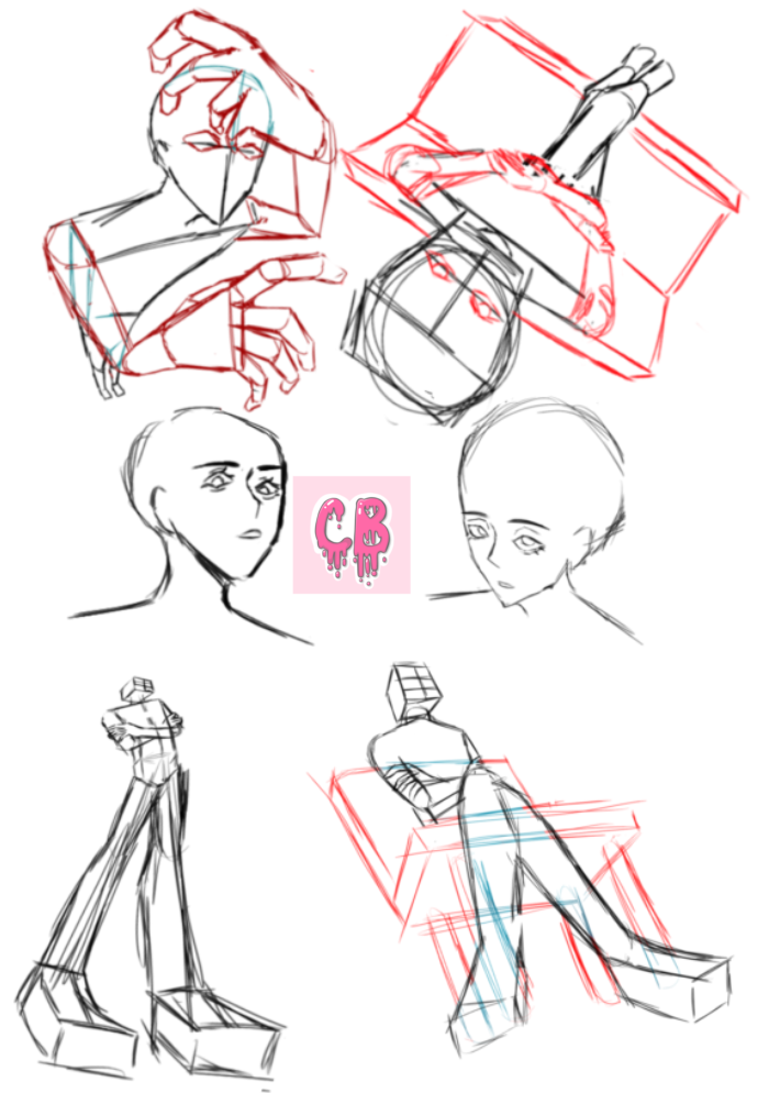 Perspective+pose practice - ibisPaint