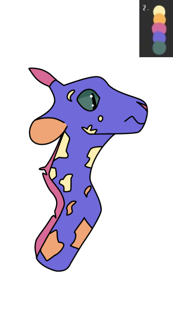 Giraffe man - ibisPaint