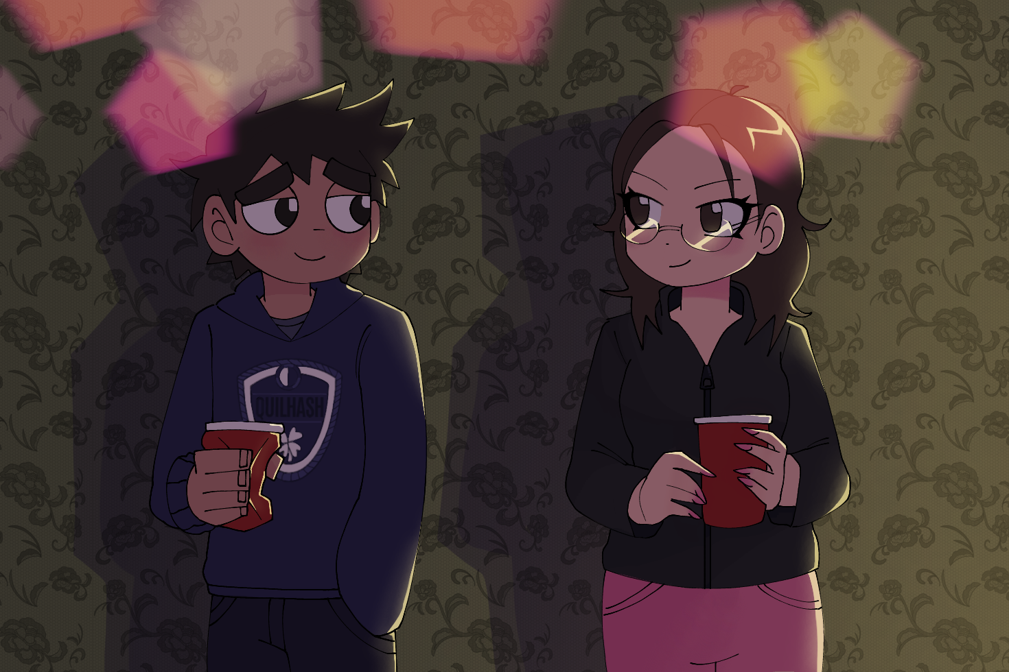 Scott Pilgrim trend art for a friend - ibisPaint