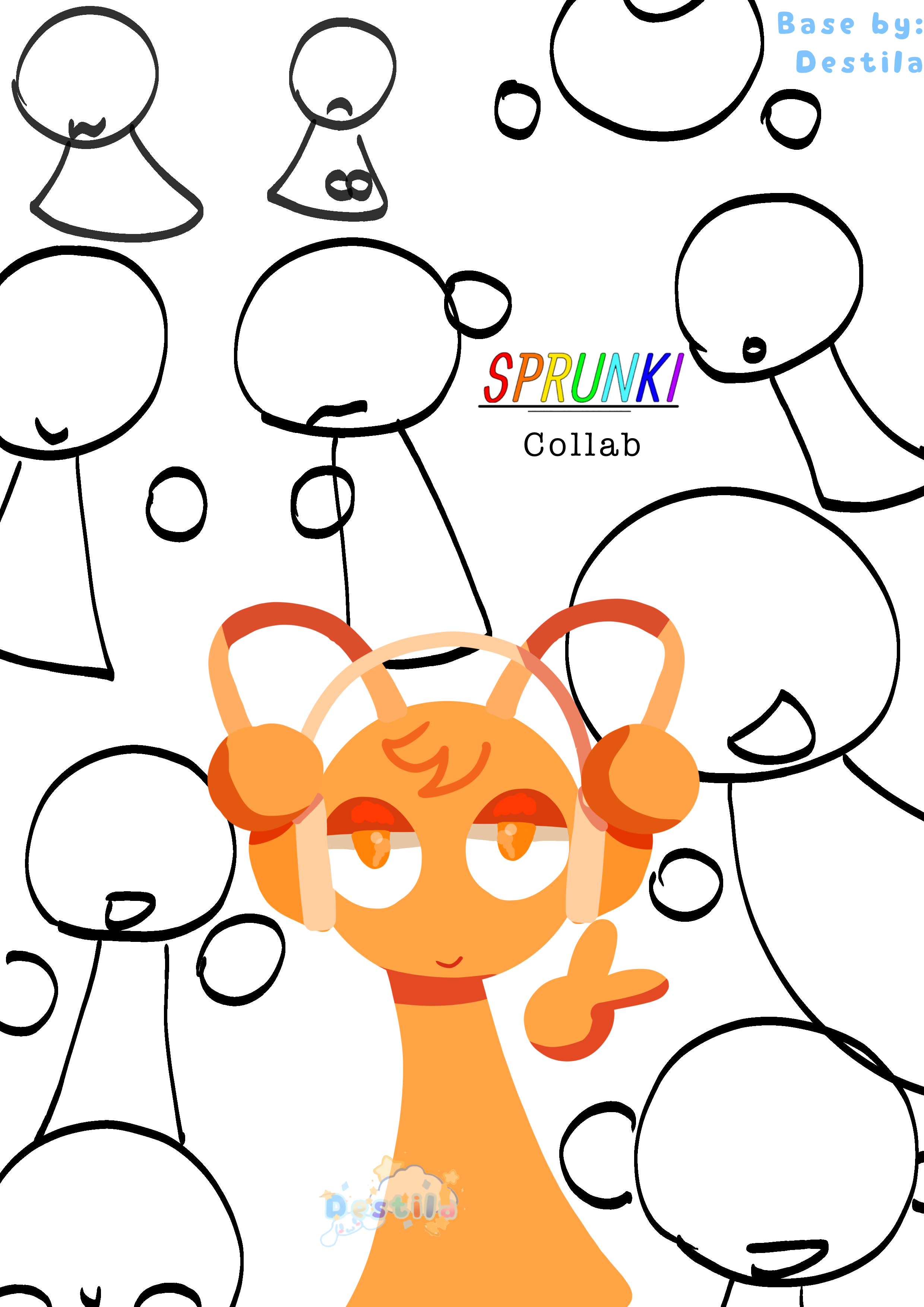 Sprunki collab (base by me) - ibisPaint