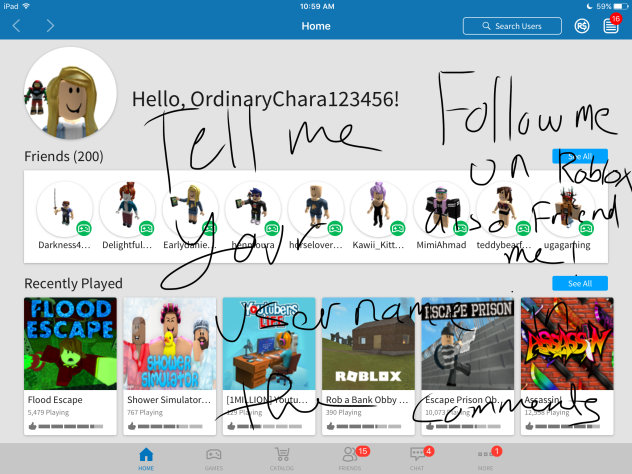 follow and friend me on roblox - ibisPaint