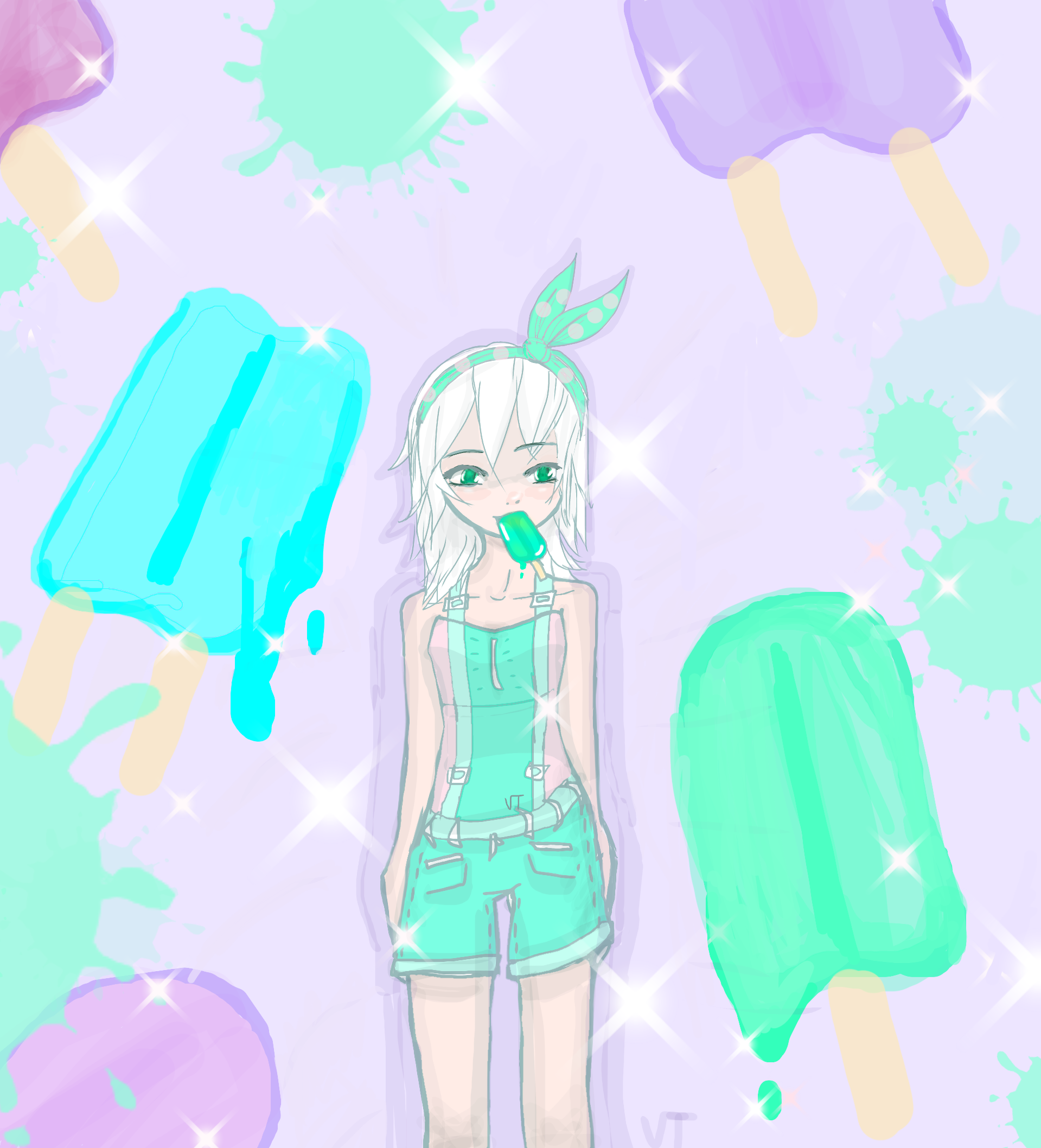 Pastel Popsicles - ibisPaint
